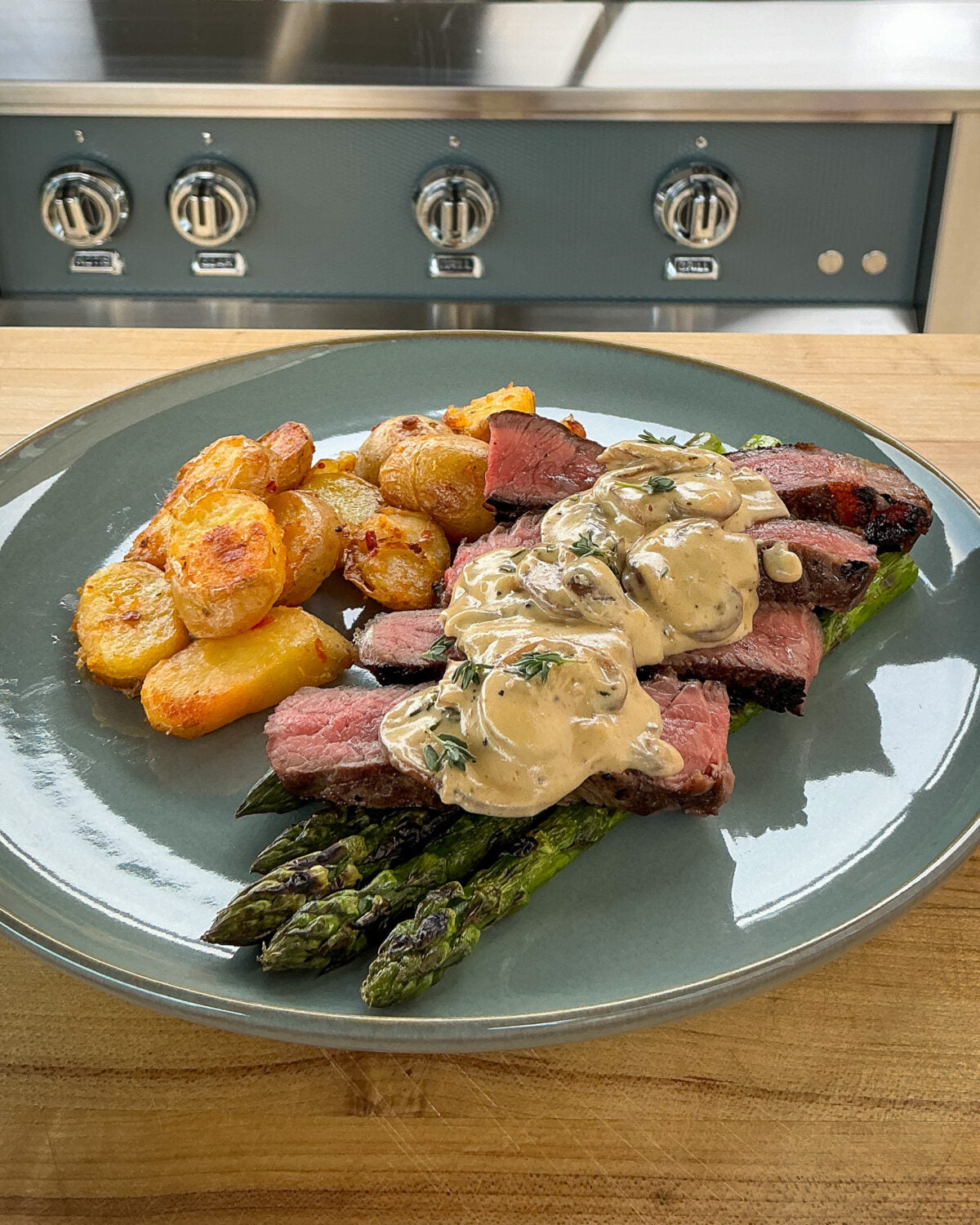 Grilled Steak with Mushroom Sauce – Hestan Culinary