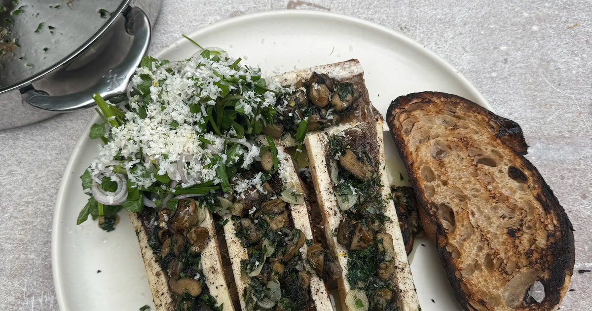Roasted Bone Marrow, Snails & Watercress – Hestan Culinary