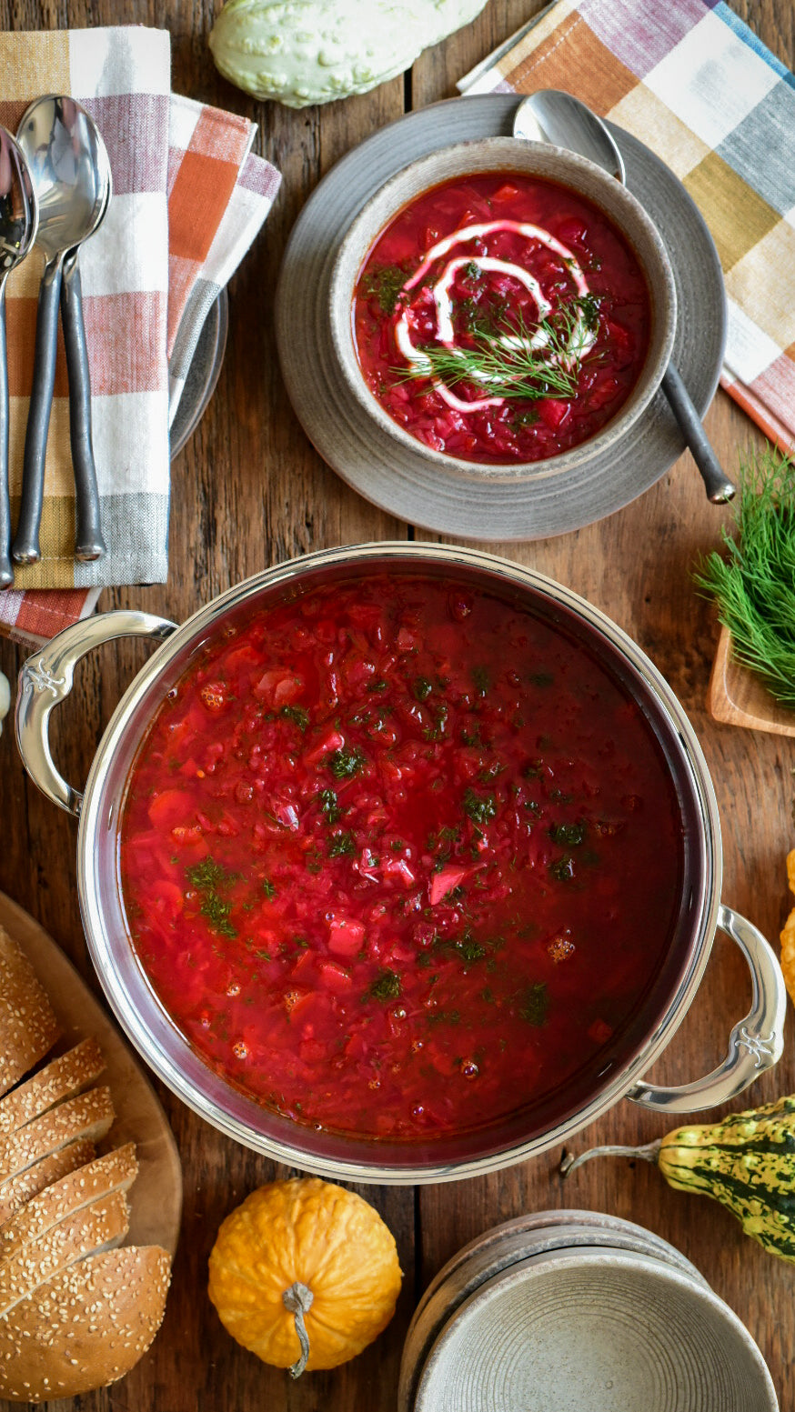 Borscht (Beet & Cabbage Soup) – Hestan Culinary