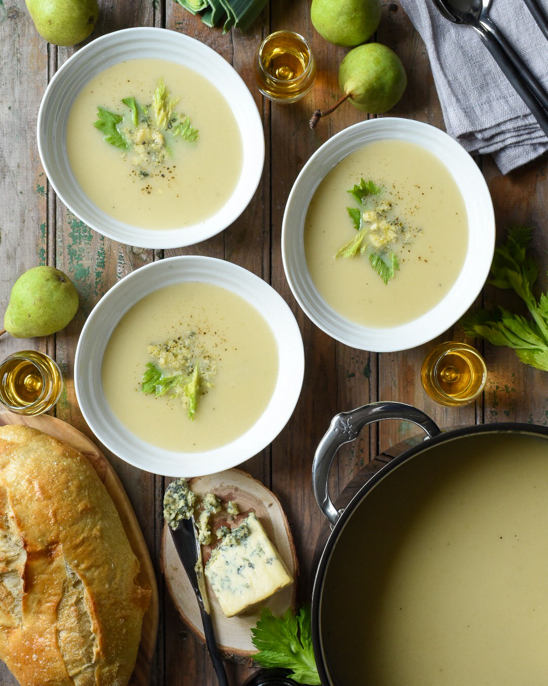 Pear, Port, Potato & Stilton Soup – Hestan Culinary