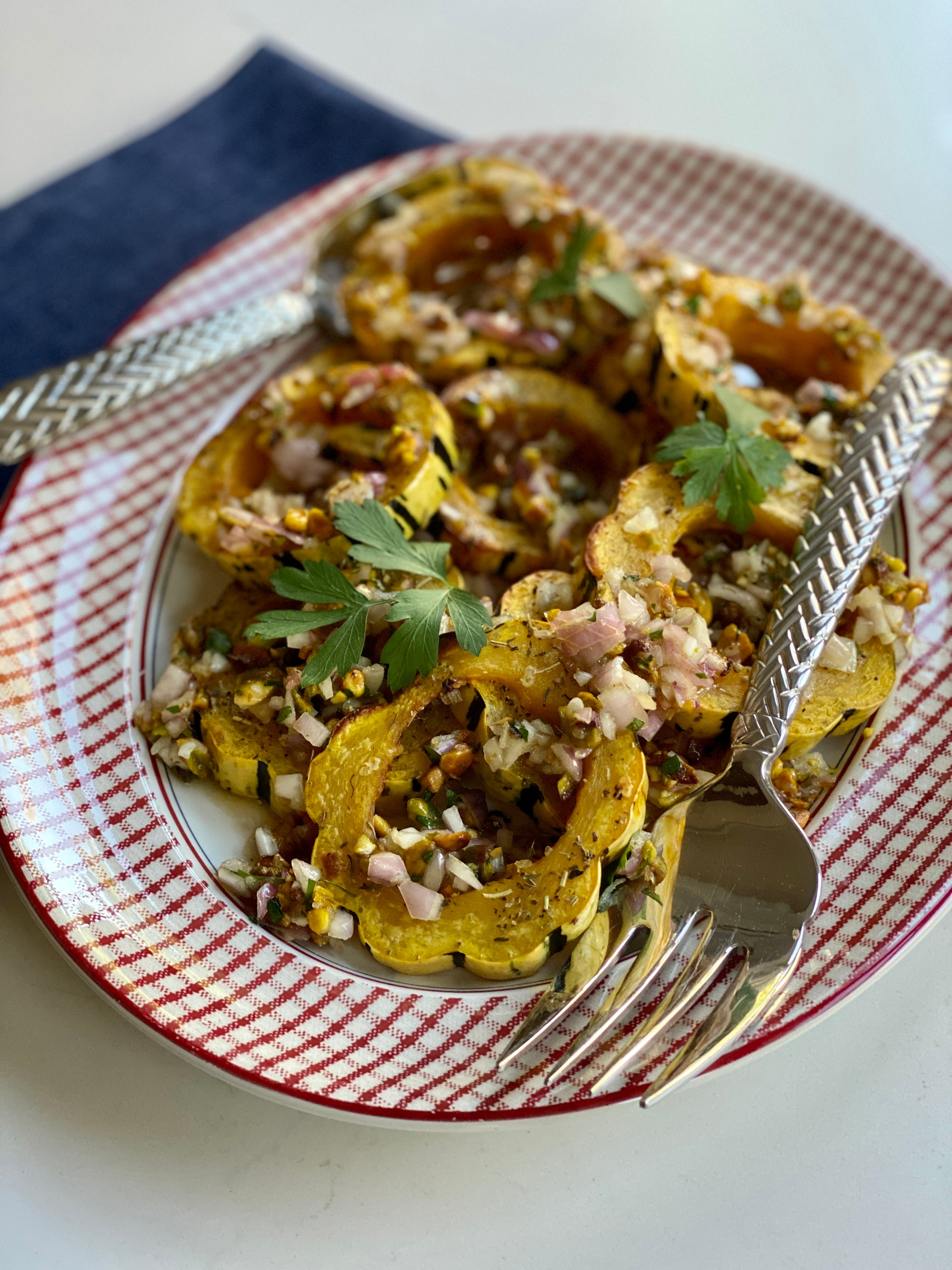 Roasted Delicata with Pistachios – Hestan Culinary