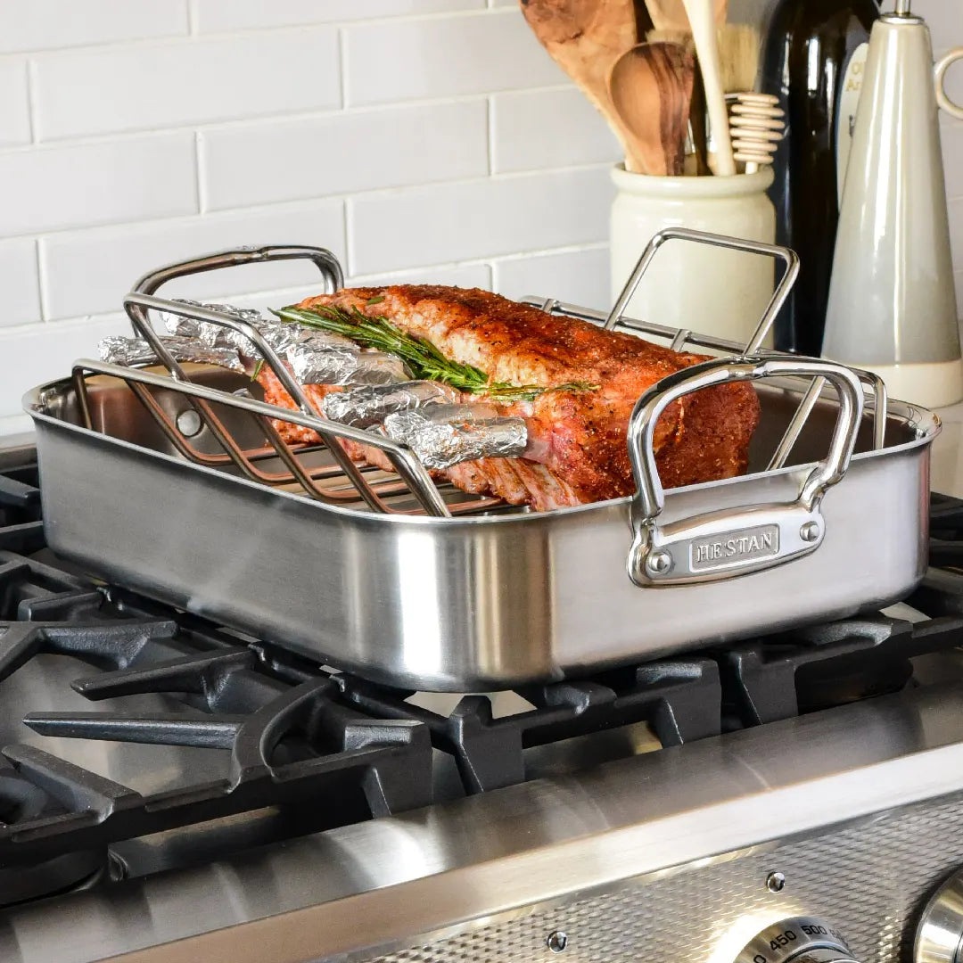 The Best Roast Pan: Stainless Steel vs. Nonstick – Hestan Culinary