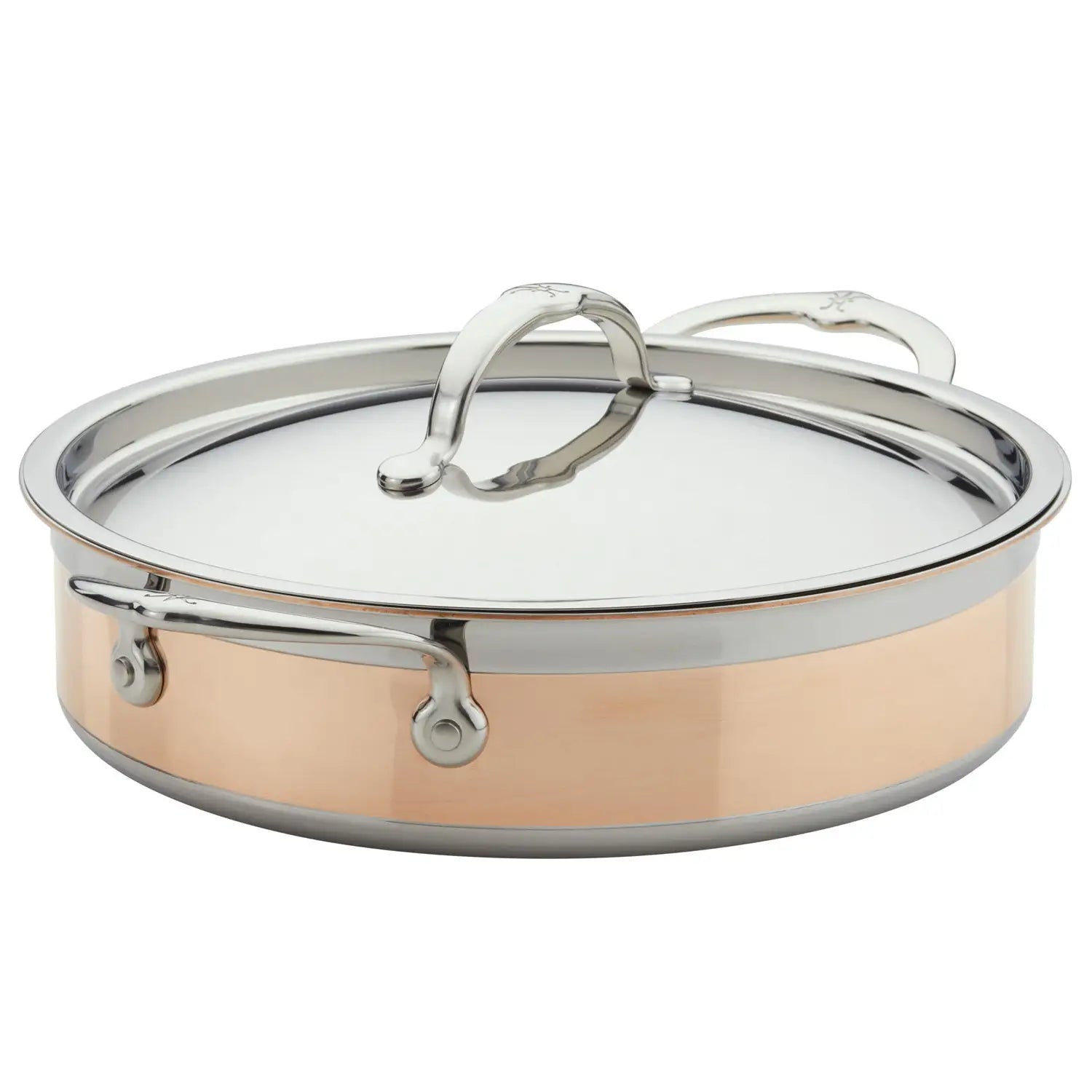 Copper Induction Braiser with Lid, 3.5-Quart – Hestan Culinary