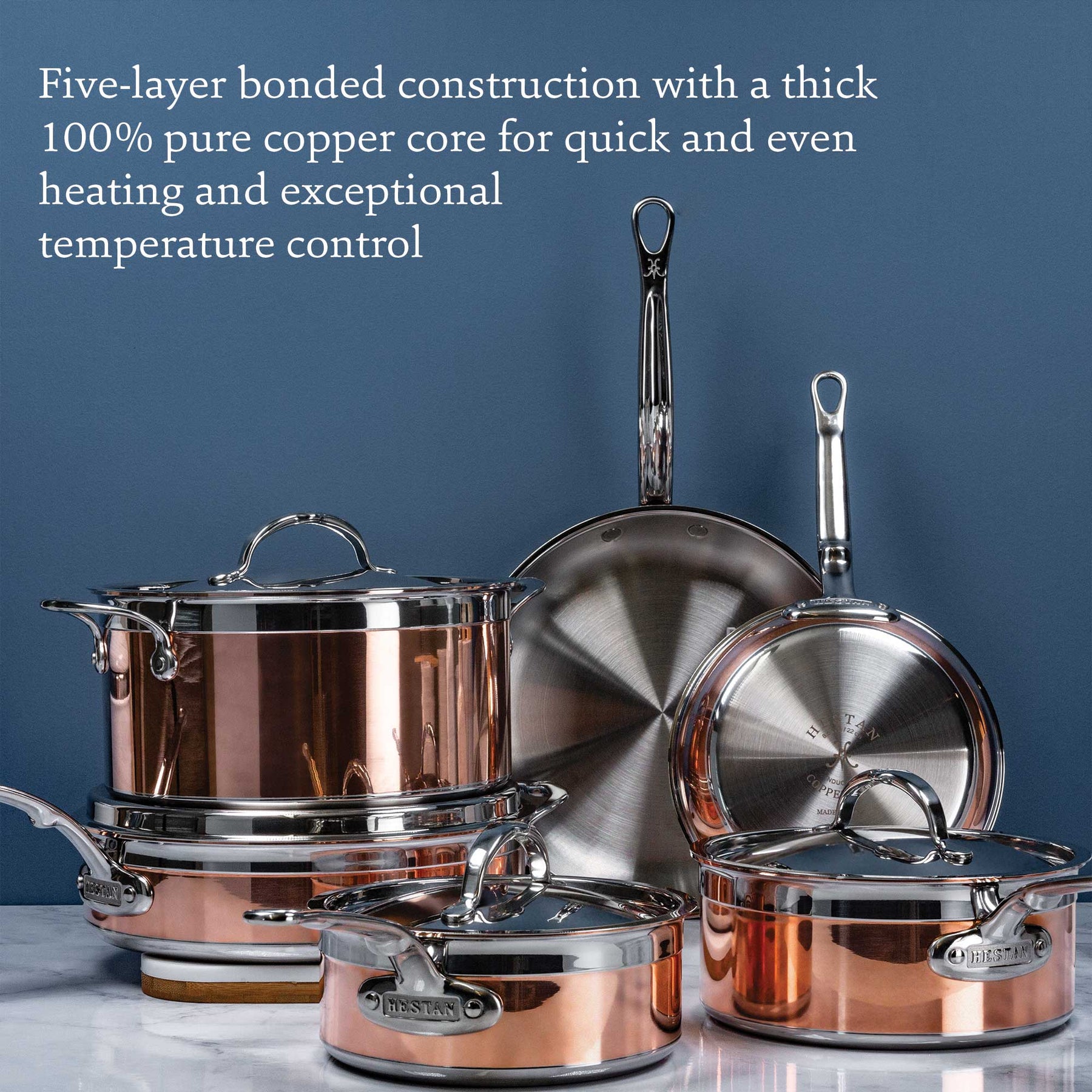 Copper Induction Ultimate Set, 10-Piece – Hestan Culinary