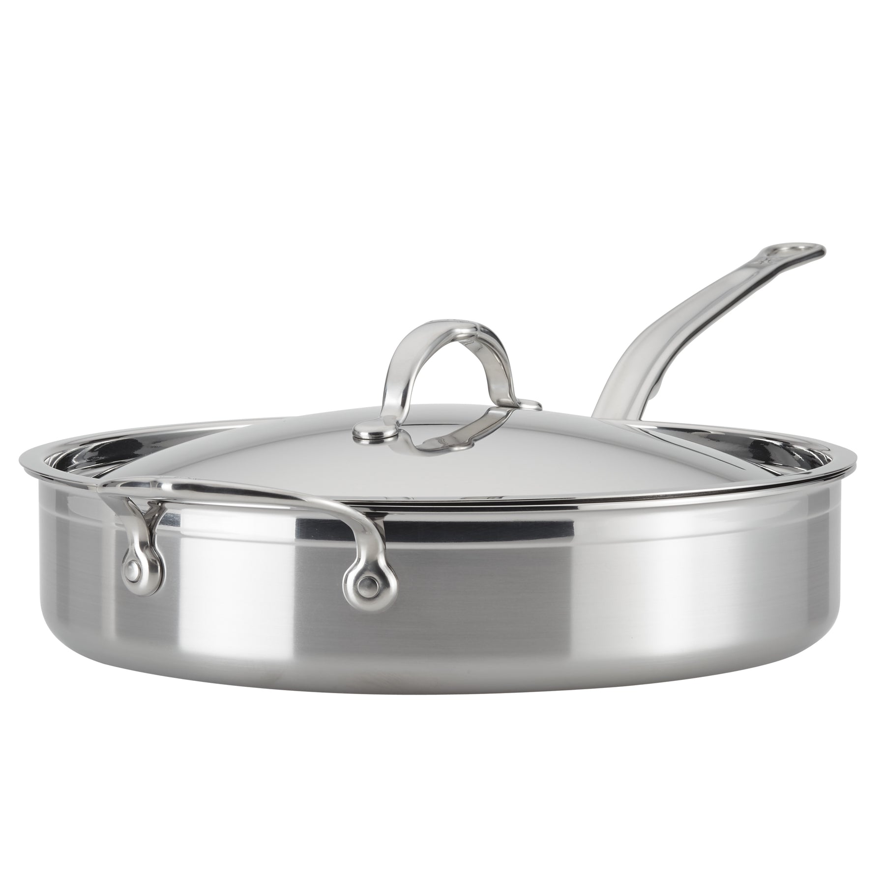 Professional Clad Stainless Steel Covered Sauté Pans – Hestan Culinary
