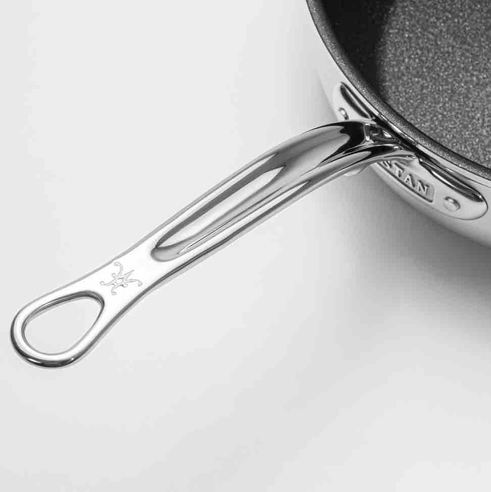 Professional Clad Stainless Steel TITUM® Nonstick Essential Pan with C ...
