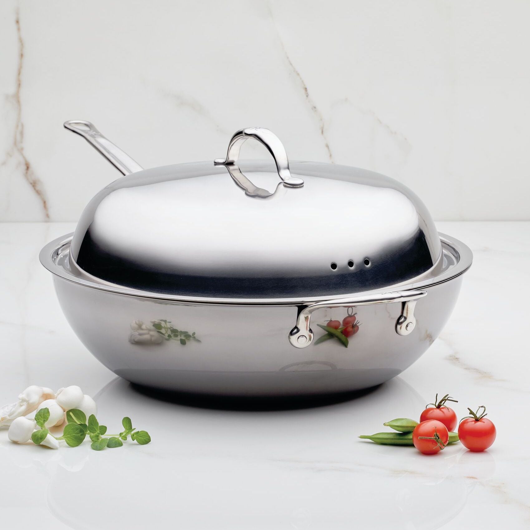 14" Stainless Steel Dome Lid – Hestan Culinary