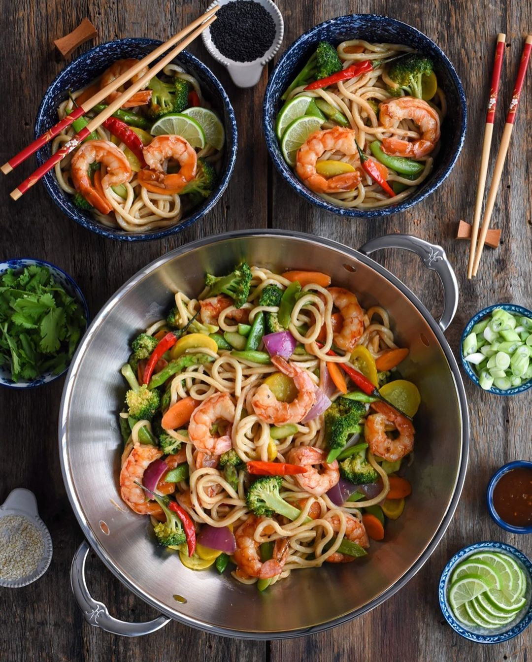 Stainless Steel Wok | 14-Inch Wok with Lid – Hestan Culinary